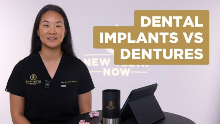 Dentures vs. Dental Implants - New Teeth Now
